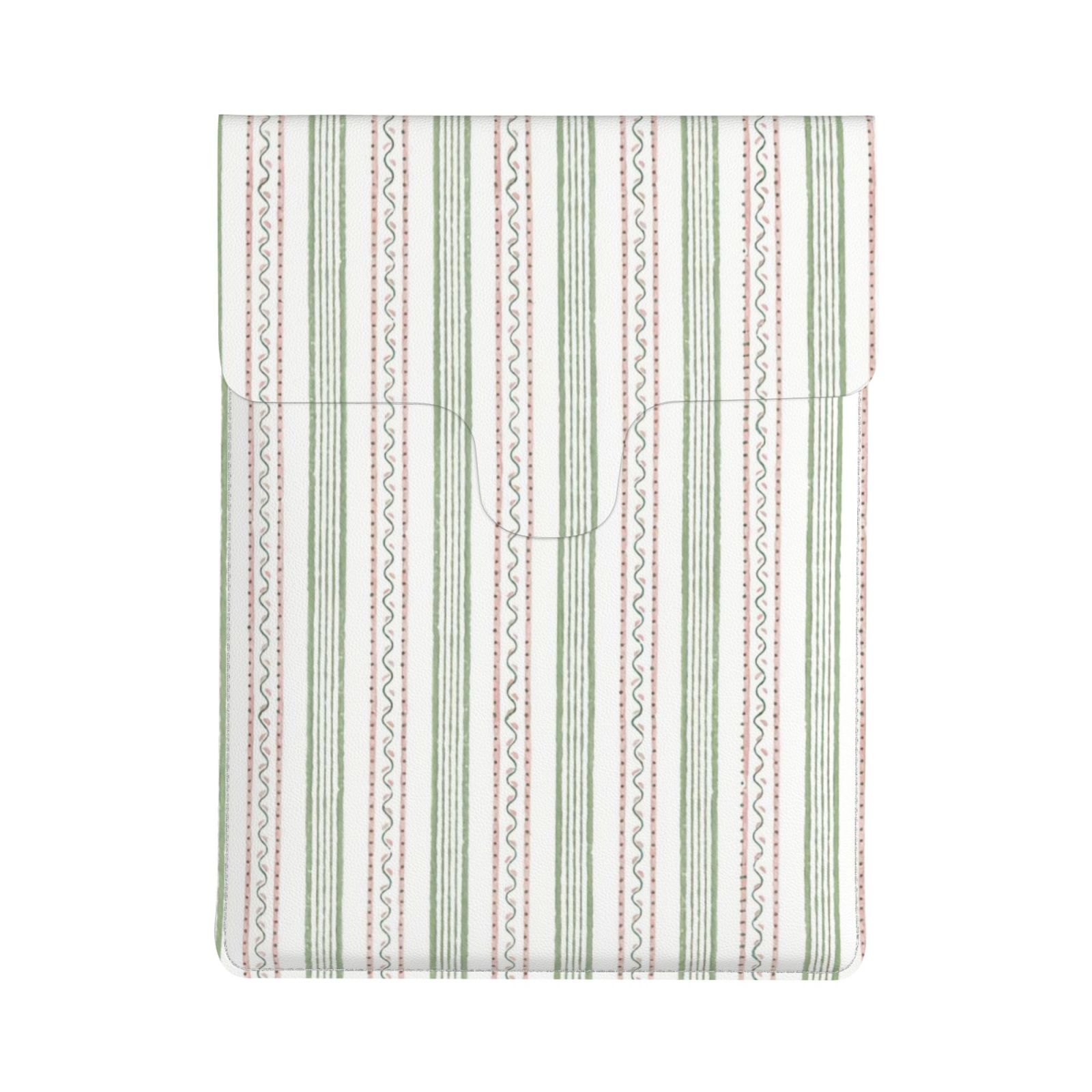 Striped Leather Laptop Sleeve Computer Case Notebook Cover -13-Inch ...