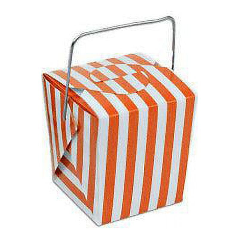 Striped Mini Take Out Boxes with Wire Handle, 1-5/8-inch, 12-Piece ...