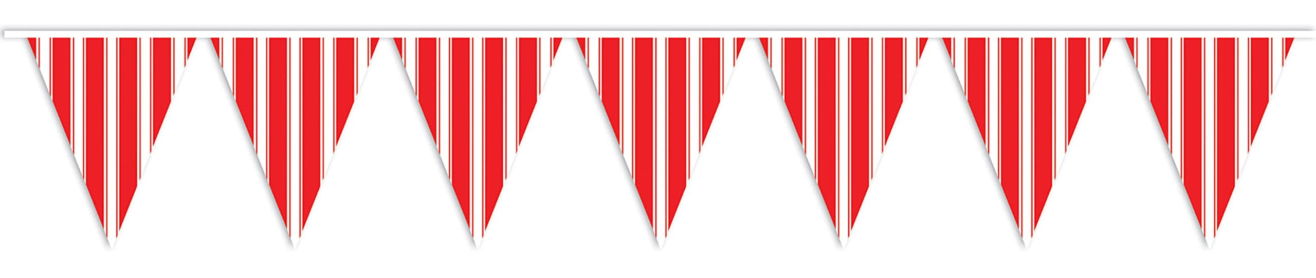 Striped Pennant Banner Party Accessory (1 count) (1/Pkg) - Walmart.com