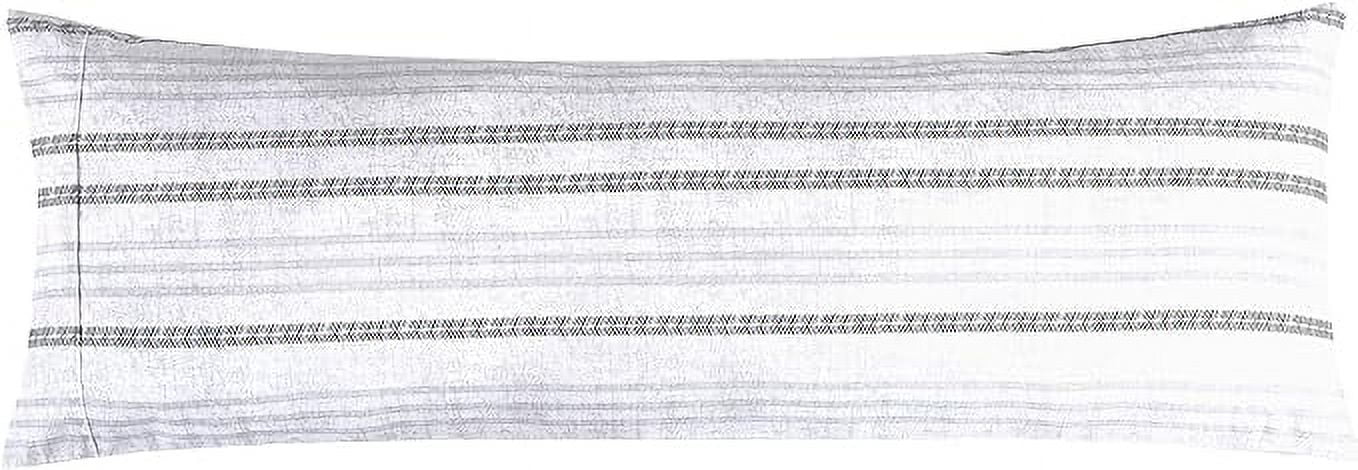 Elegant Comfort Striped Pint Pillowcase 1500 Series Microfiber Soft ...