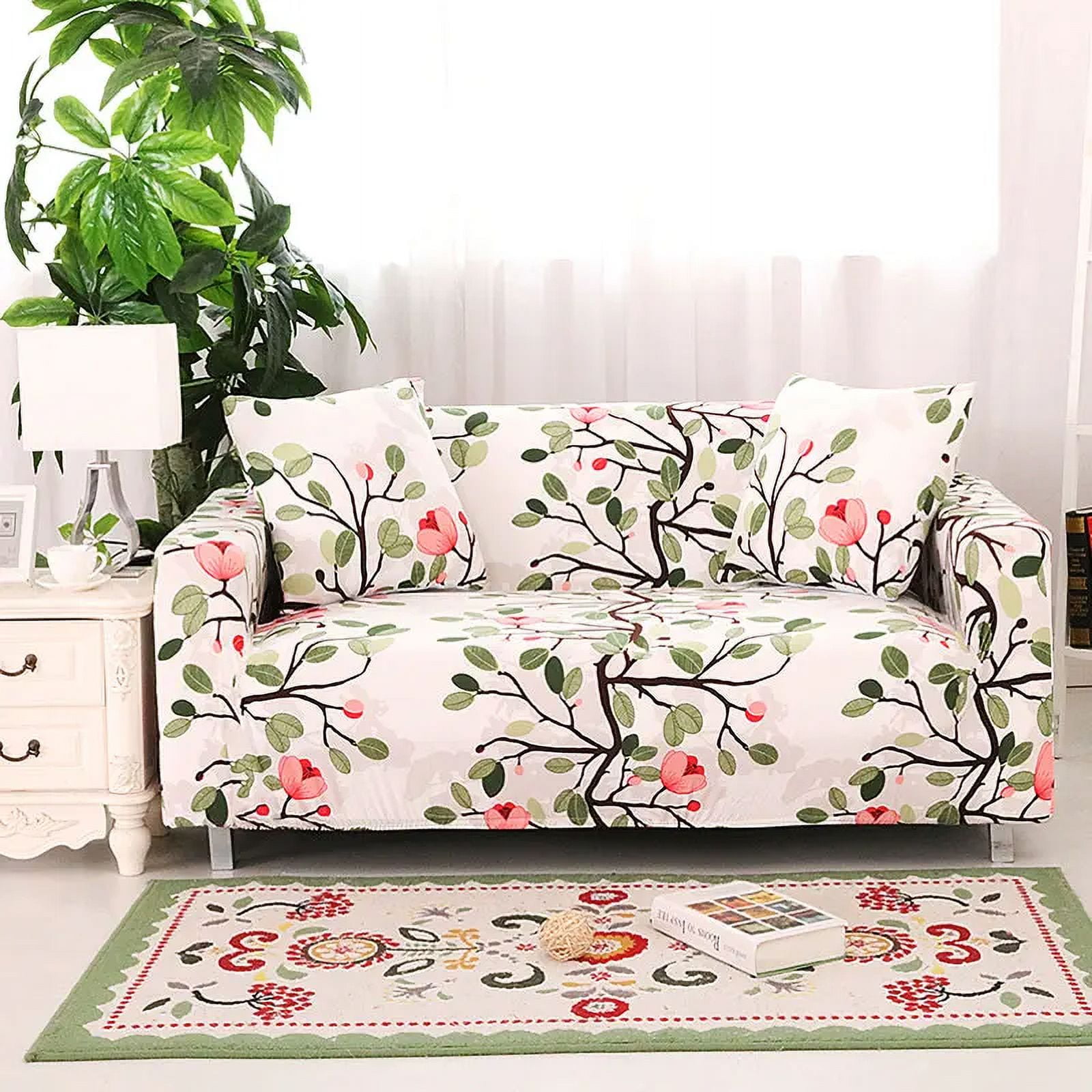 Striped Printed Sofa Covers for Living Room Modern Three-seat Sofa ...