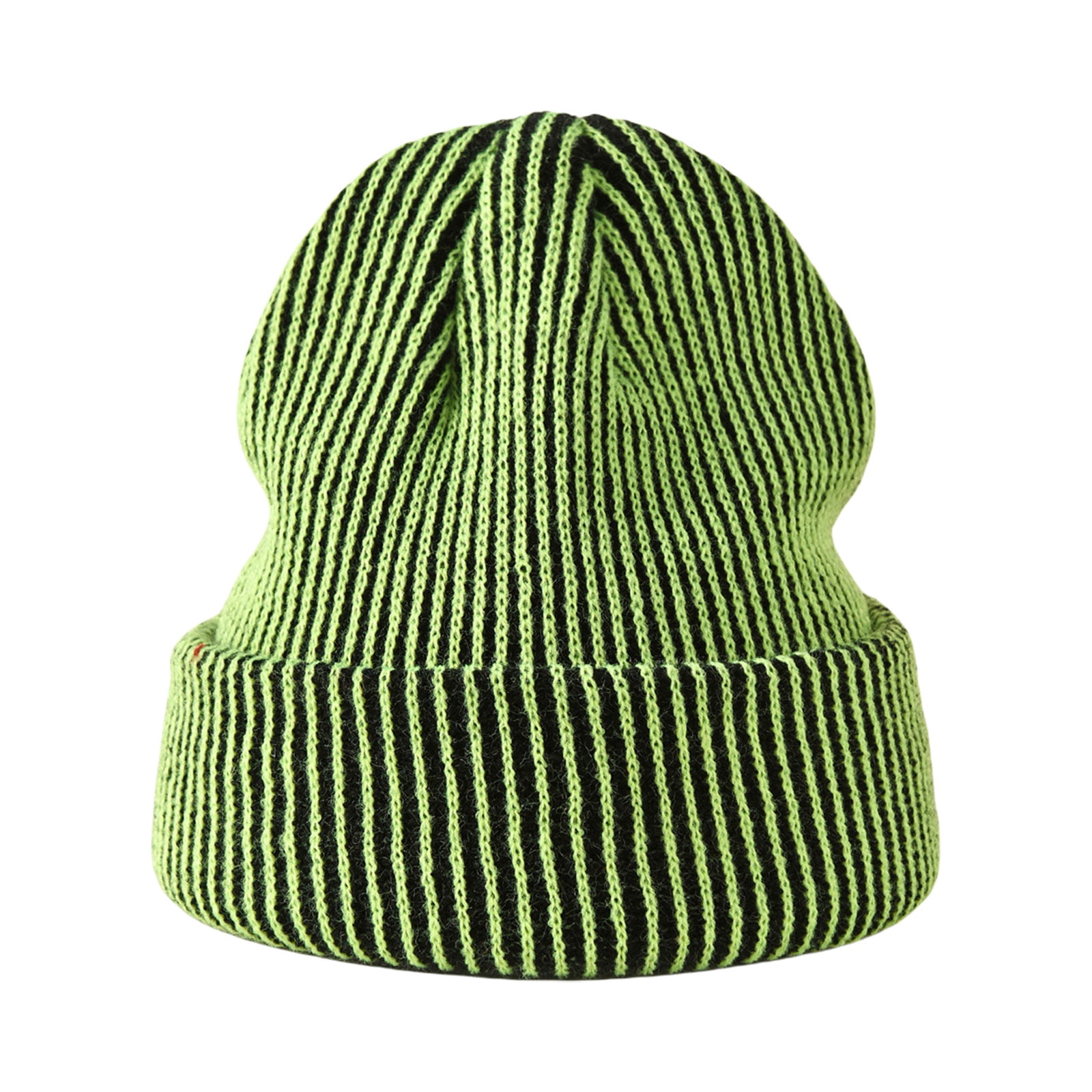 Striped Skull Hat for Women Girl Popular Crochet Brimless Hat Fashion ...