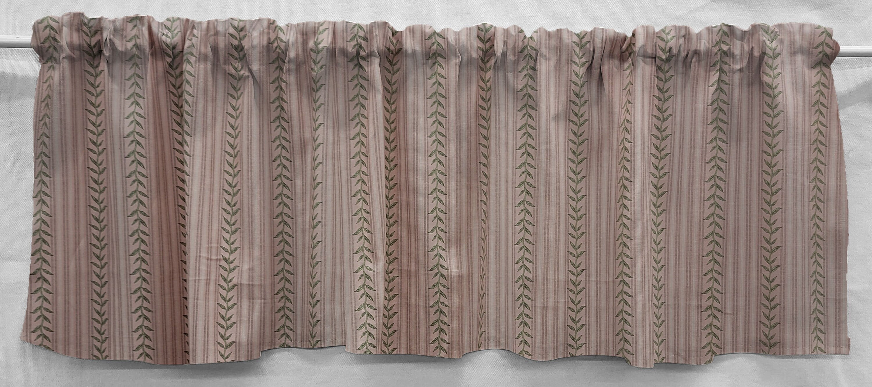 Striped Vines Valance by Penny's Needful Things (One Valance Panel 18 ...