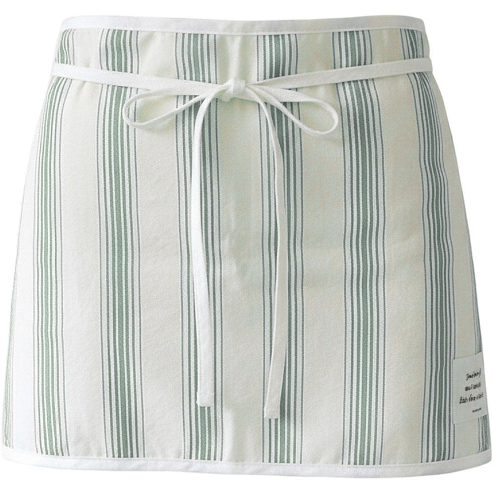 Striped Waist Apron Cotton Waitress Apron Kitchen Cooking Apron for ...