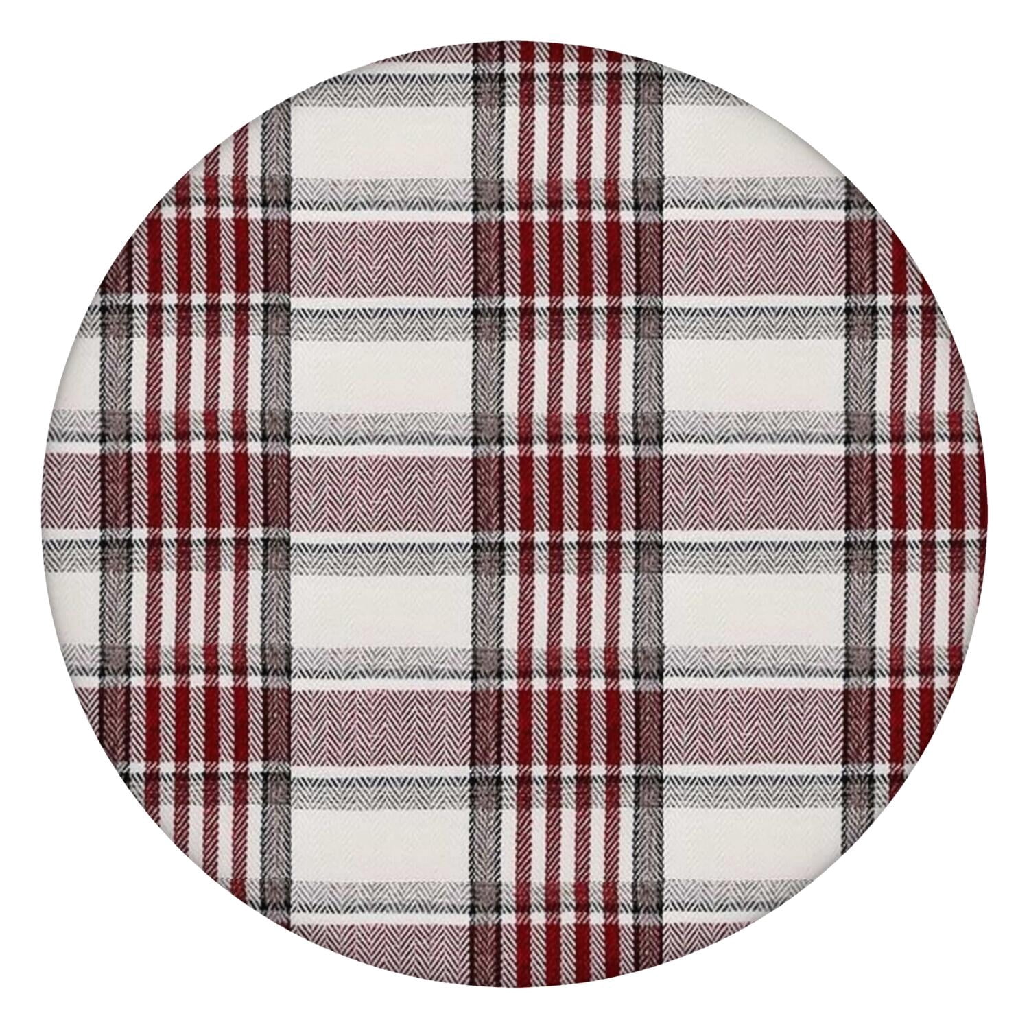 Striped and Checkered Fusion Round Fitted Table Cover - 100% Waterproof ...