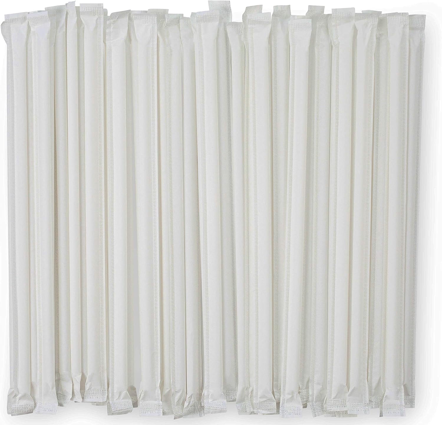 Striped plastic straws individually packaged BPA-free restaurant style ...