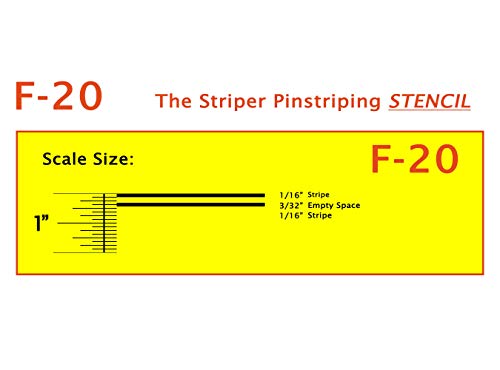 The Striper Paint Pinstriping Stencil Tape - Pinstripe Your Car/Truck ...