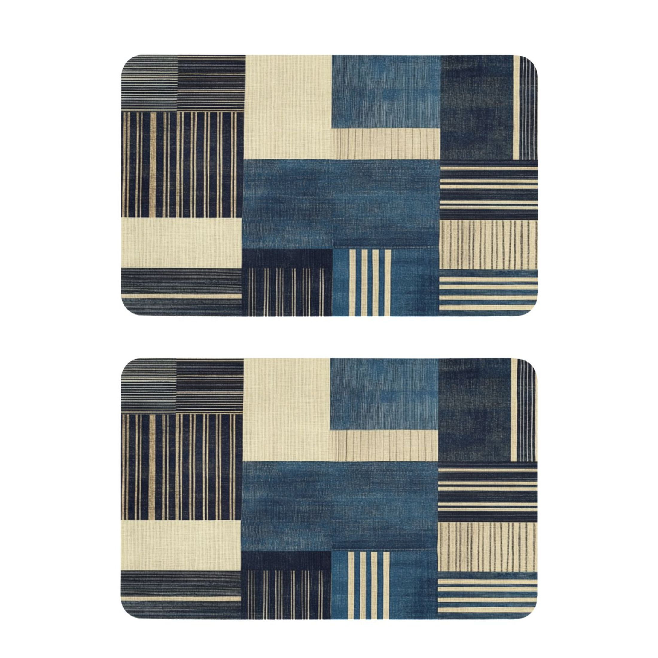 Stripes Lines Pattern 2 Pack 4x2.5 Inch Magnetic Stickers Thick and ...