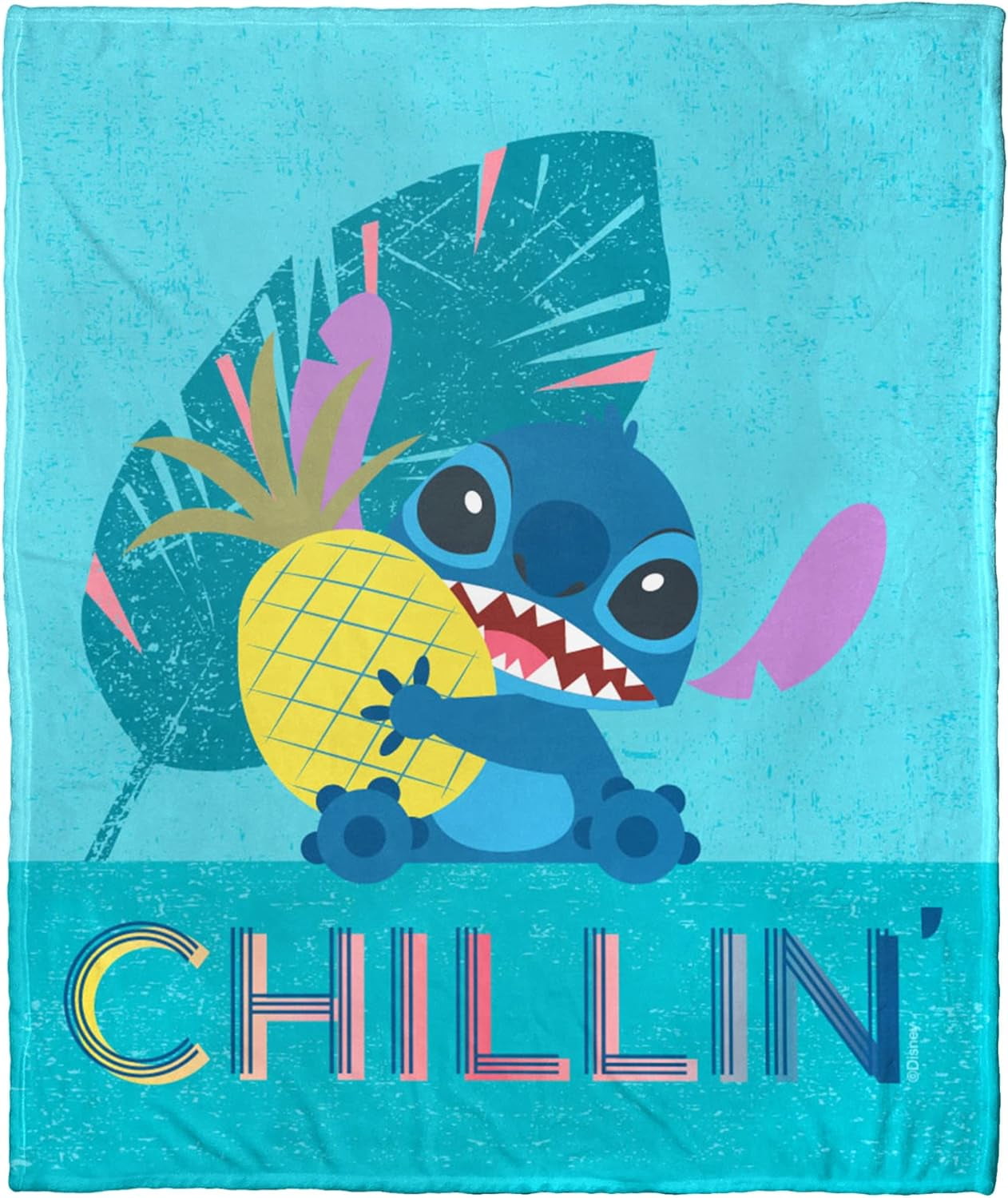 Stripey Stitch Lilo and Stitch Silk Touch Throw Blanket, 50" X 60" - Walmart.com