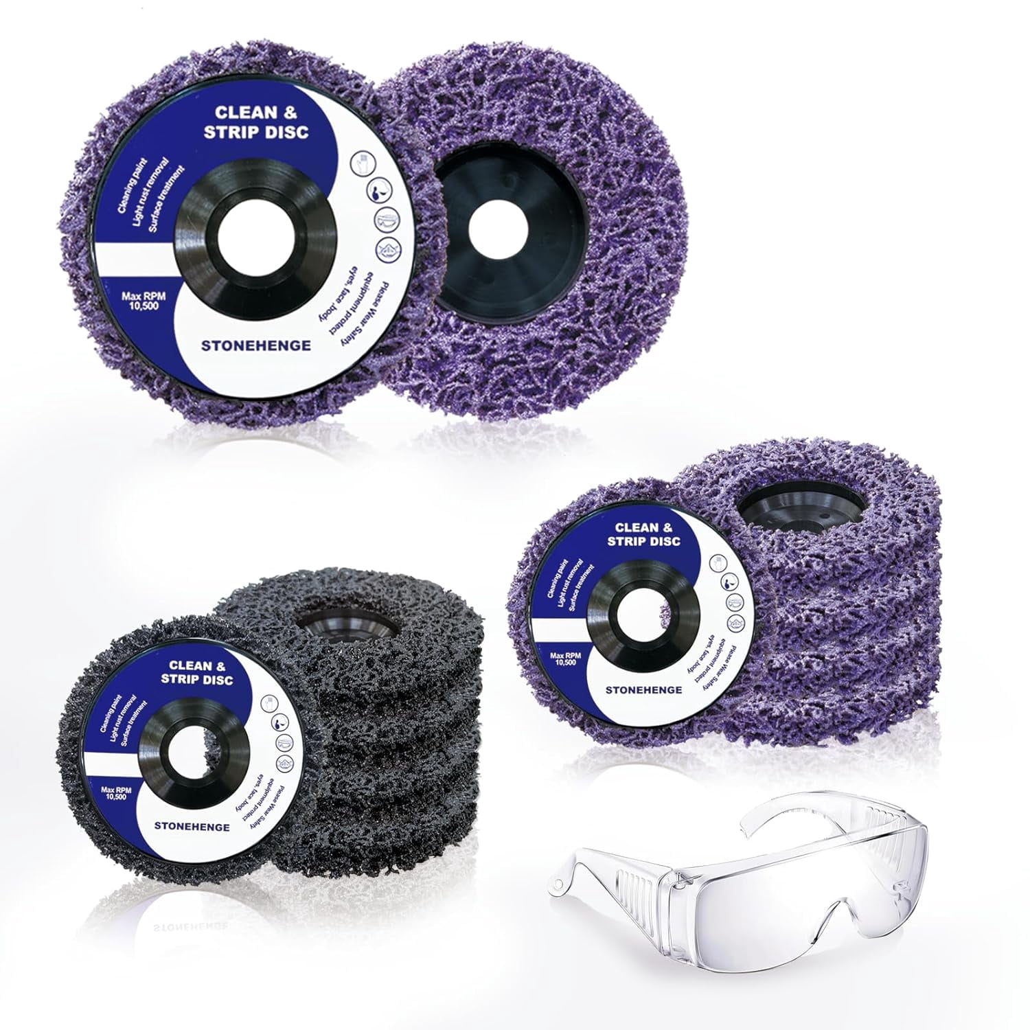 Stripping Wheel kit for Angle Grinder to Remove Paint, Coating ...