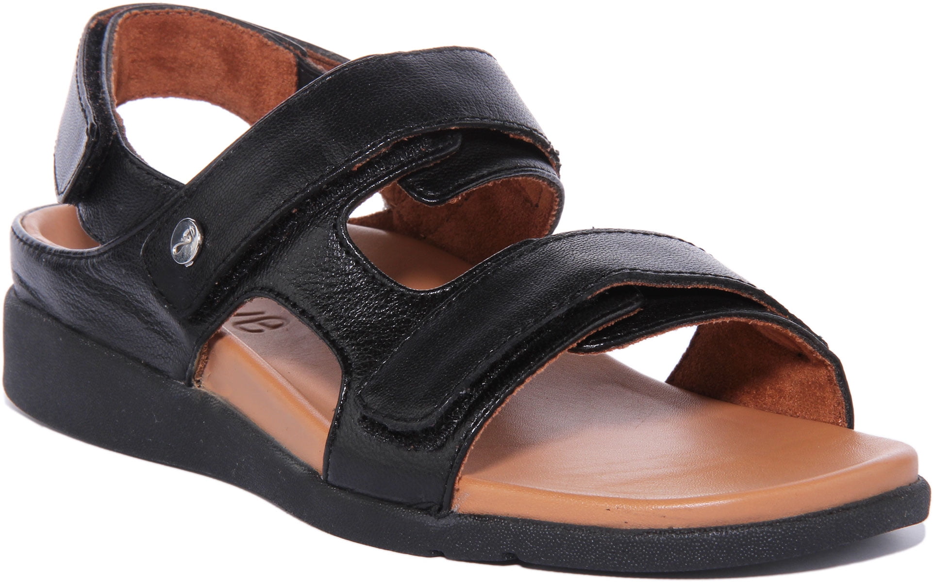 Strive Aruba Women's Leather Sandal With Three Adjustable Straps In ...