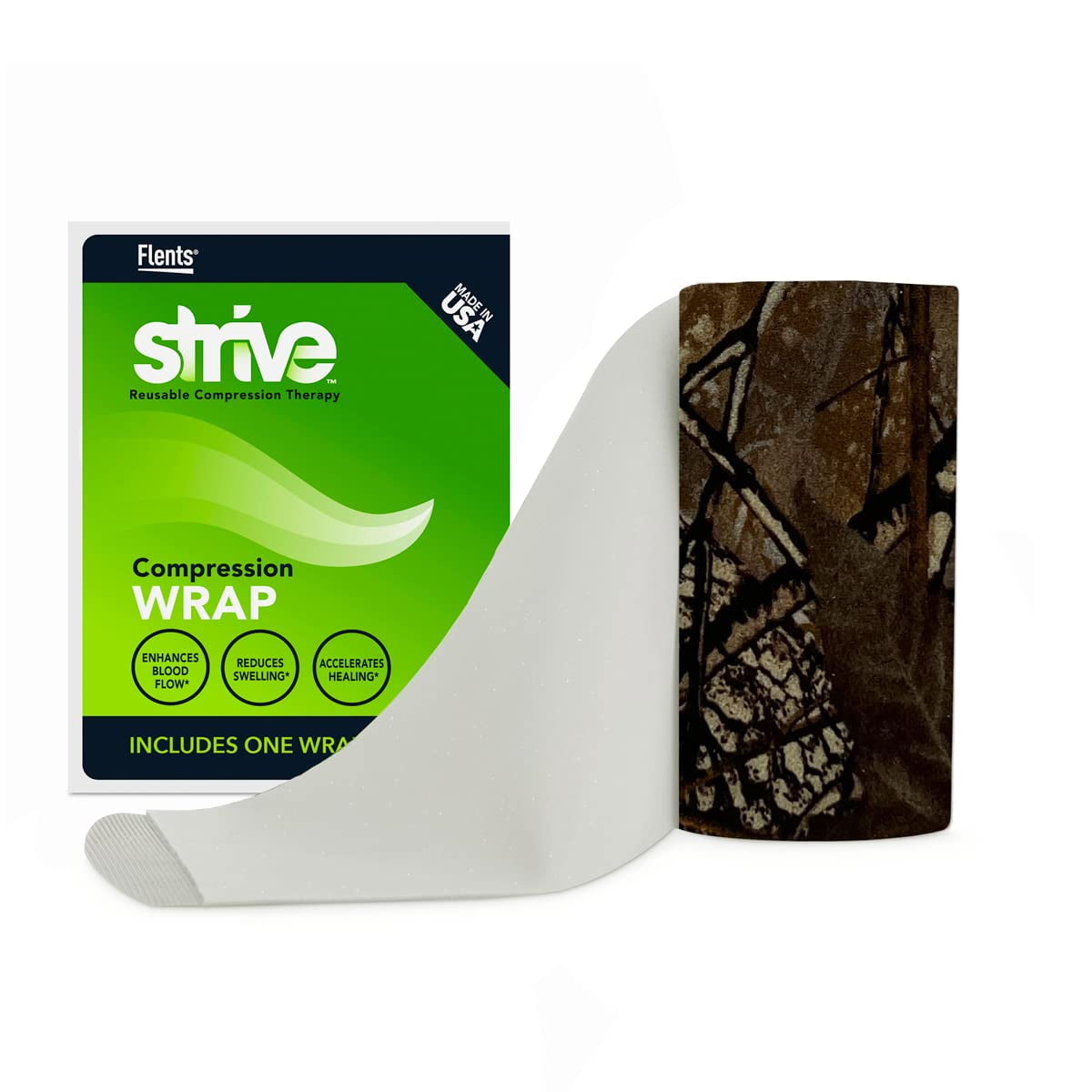 Strive Compression Therapy Wrap to Enhance Blood Flow, 4x60, Camo - Walmart.com