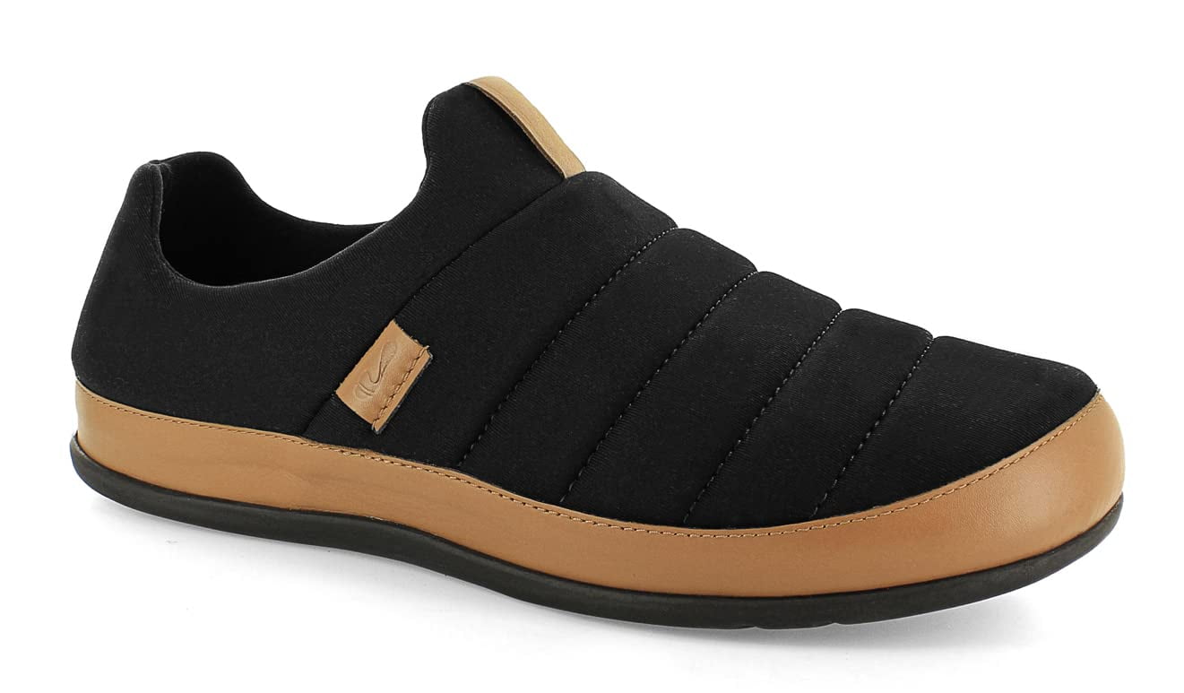 Strive Men's Basel Memory Foam Orthotic Slipper (Black, 9) - Walmart.com