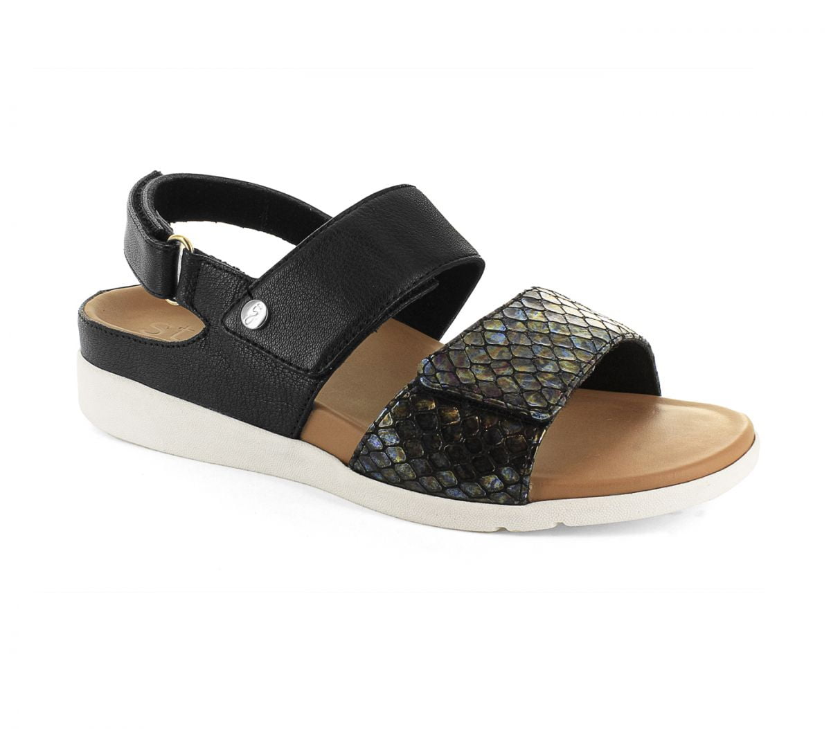 Strive Women's Riviera II Sandal Black/Snake - TS081AK - Walmart.com