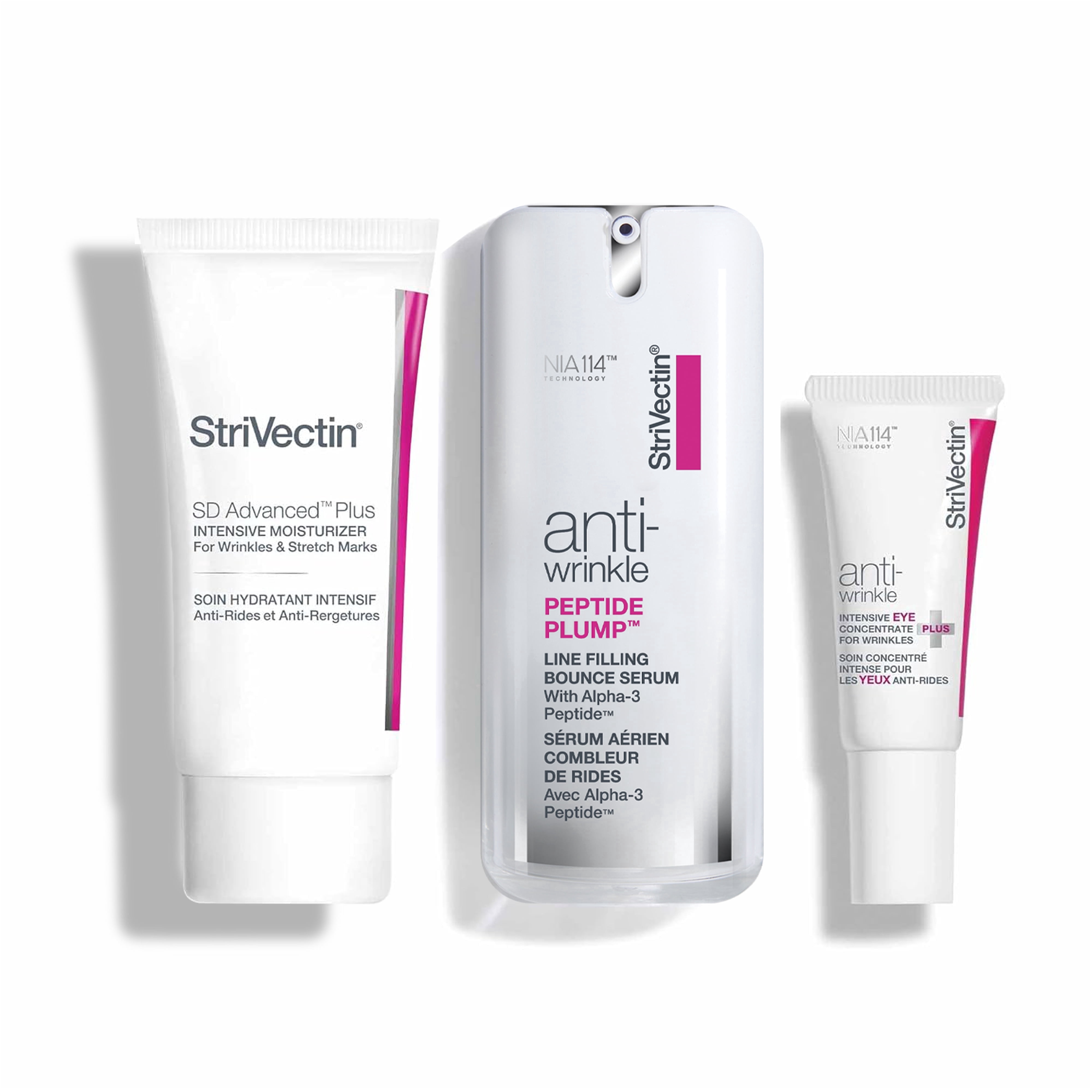 StriVectin Discovery Series, Anti-Wrinkle Trio Kit, Moisturizer, Serum ...