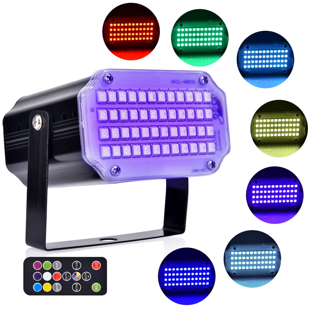 Strobe Lights Mini, Super Bright Flash Stage Lighting, Remote Control ...