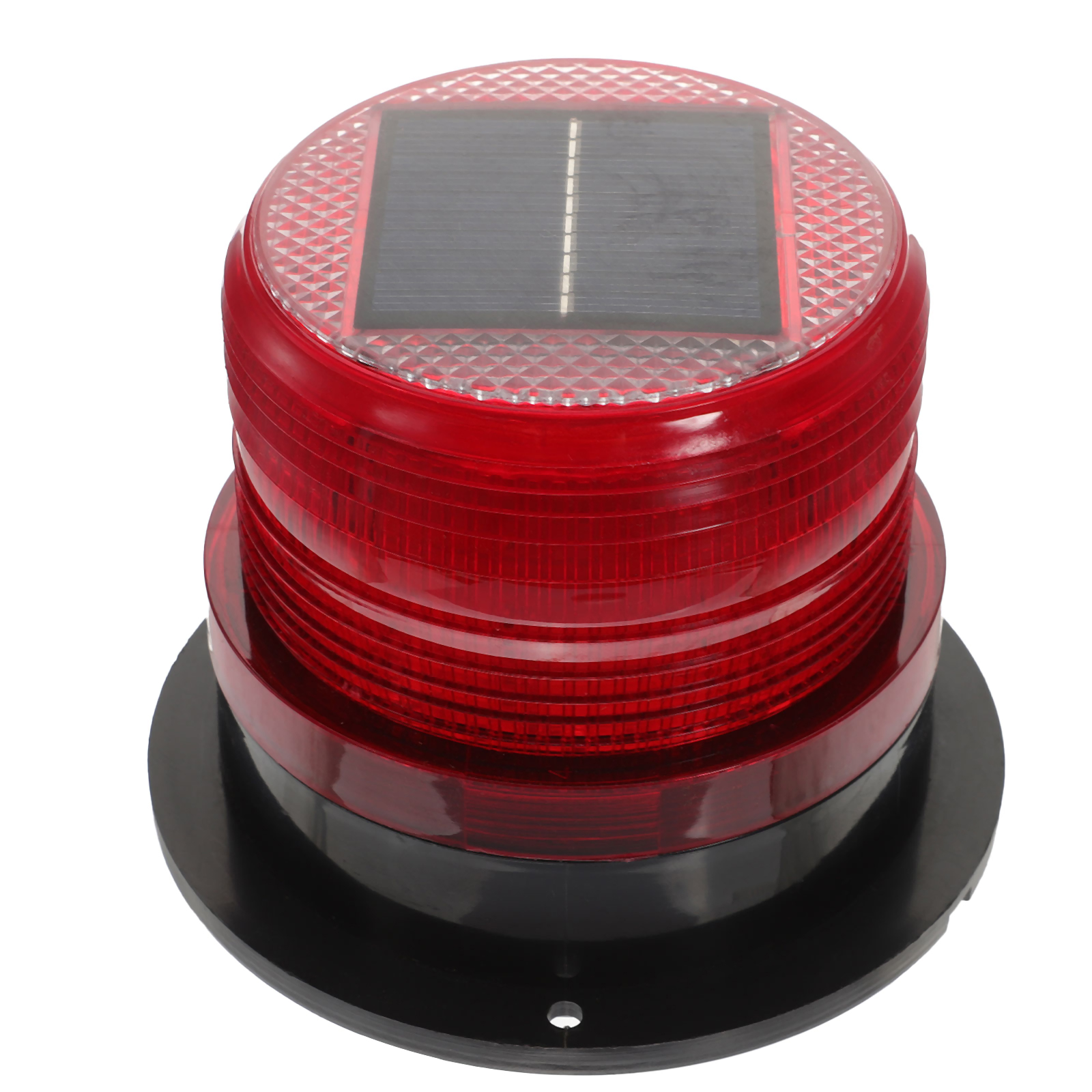 HOMEMAXS 1Set Red Square Led Lights for Vehicles Solar Powered Wireless ...