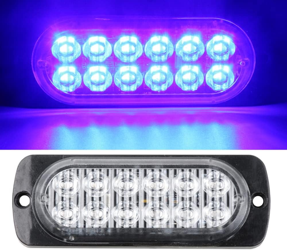 Strobe Side Marker Lights, 4PCS 12LED Car Marker Lights Car Side ...