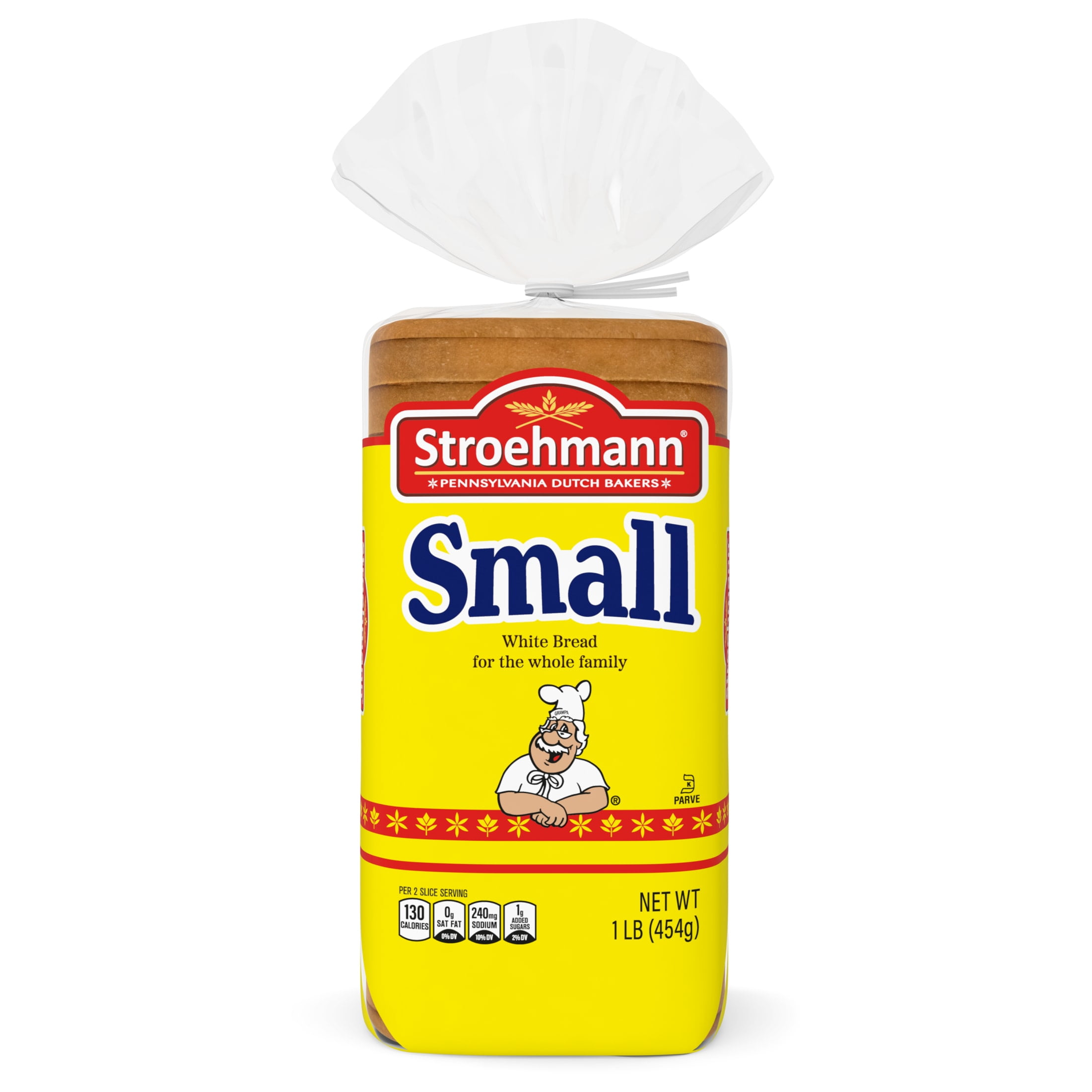 Stroehmann Small Bread, 16 oz, Plain White Bread, Bag - Walmart.com