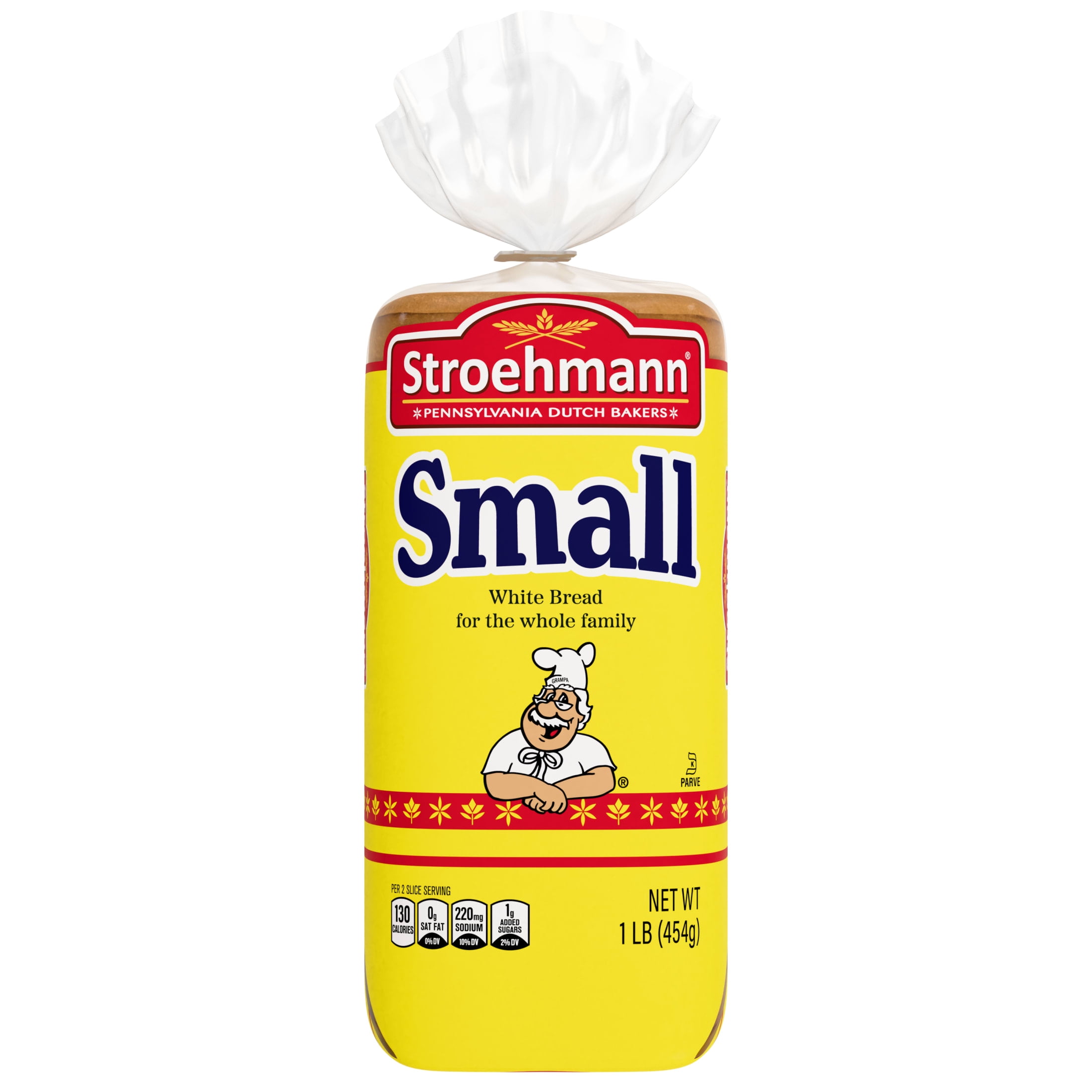 Stroehmann Small Bread, 16 oz, Plain White Bread, Bag - Walmart.com