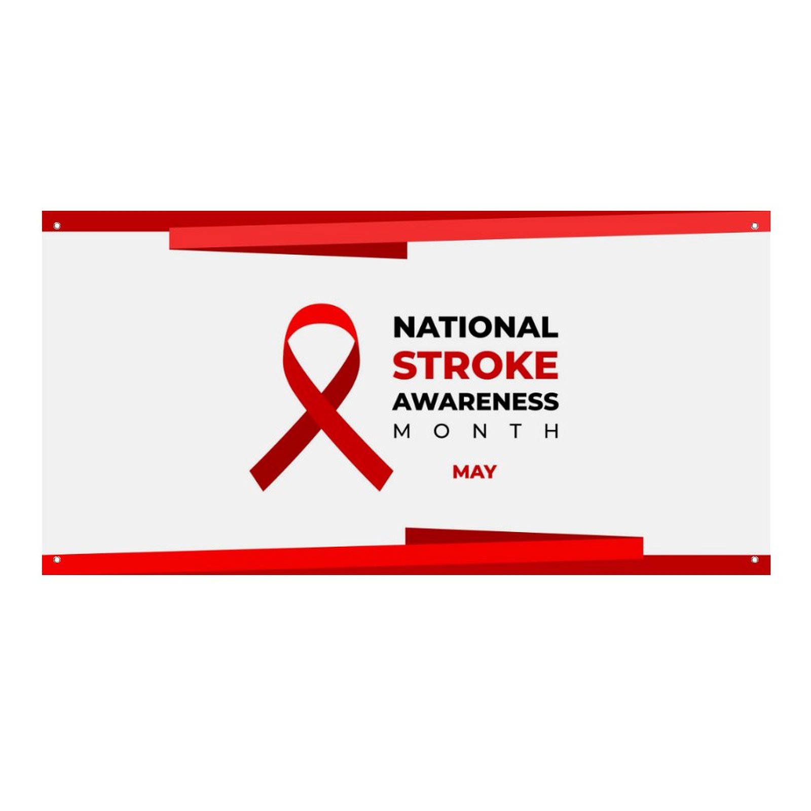 Stroke Awareness Month Banners Flag Hanging Backdrop Sign Wall ...