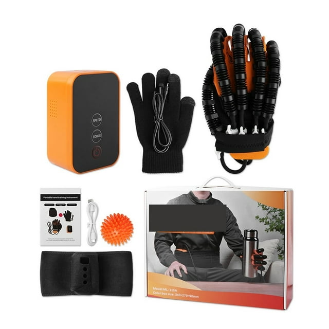 Stroke Hemiplegia Rehabilitation Robot Gloves Finger Trainer For Hand ...