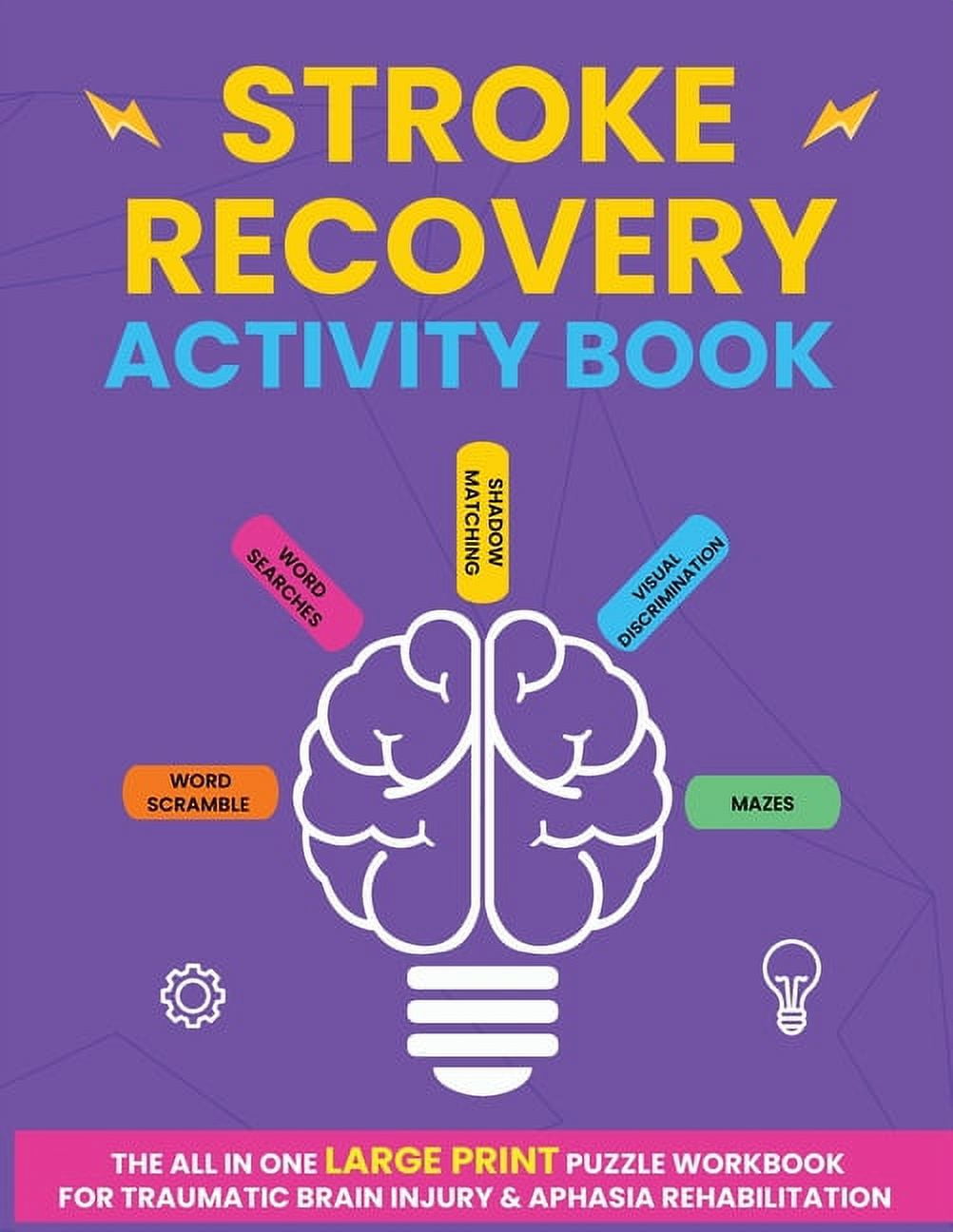 Stroke Recovery Activity Book: The All In One Large Print Puzzle ...