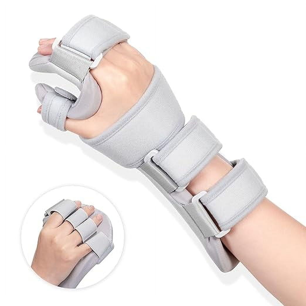Stroke Resting Hand Splint - Night Immobilizer Wrist Finger Brace for ...