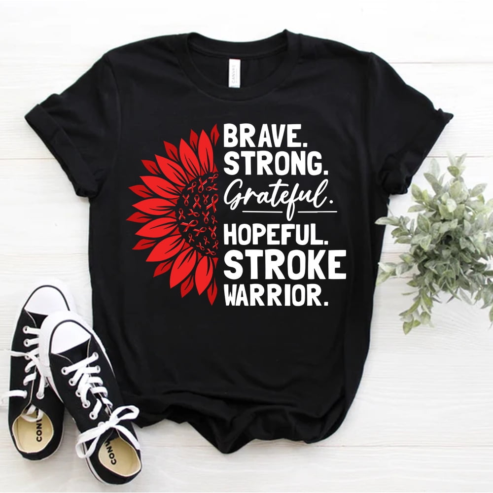 Stroke Survivor Pride Stroke Awareness Strong Stroke Warrior Shirt ...