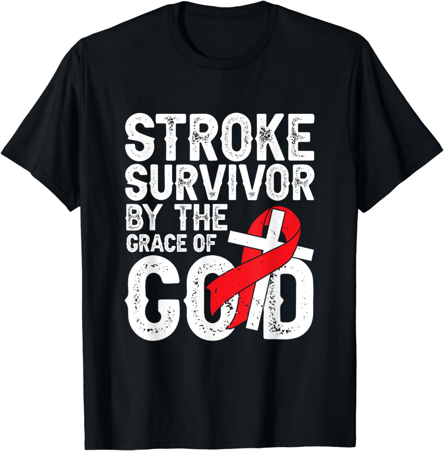 Stroke Survivor by the grace of god - Stroke Survivor T-Shirt - Walmart.com
