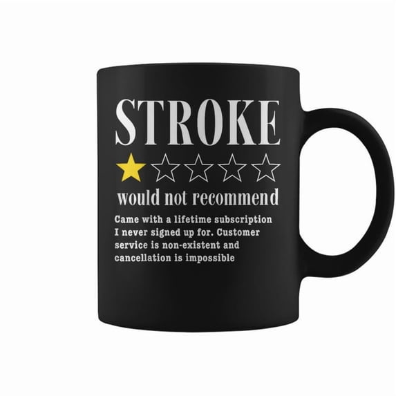 Stroke Wouldnt Recommend Coffee Mugs - Walmart.com