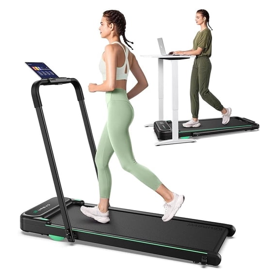 Strol 2E Smart 2-in-1 Folding Treadmill, Compact Walking Pad with ...