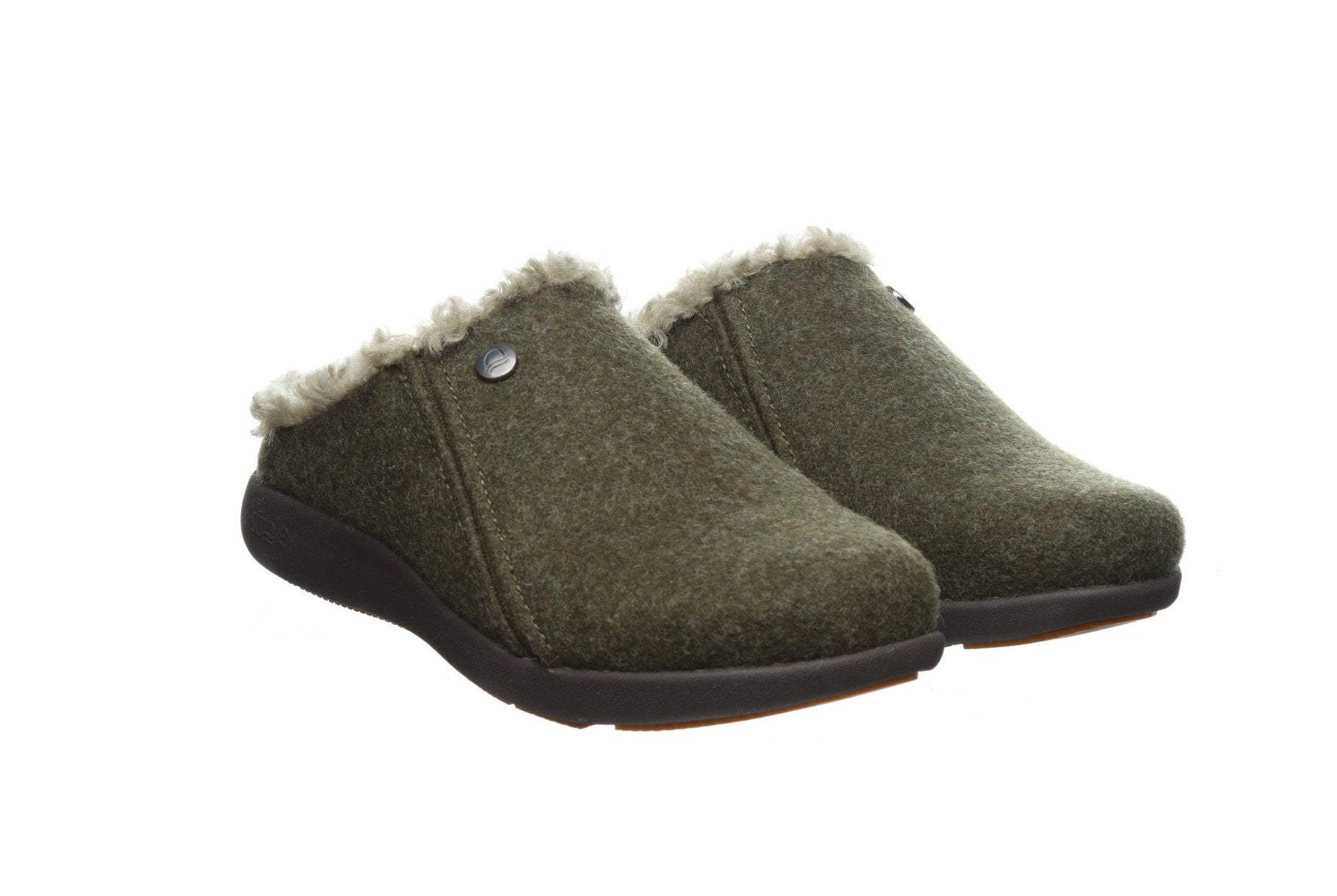 Strole Snug Women's Supportive Wool Clog with Orthotic Arch Support ...