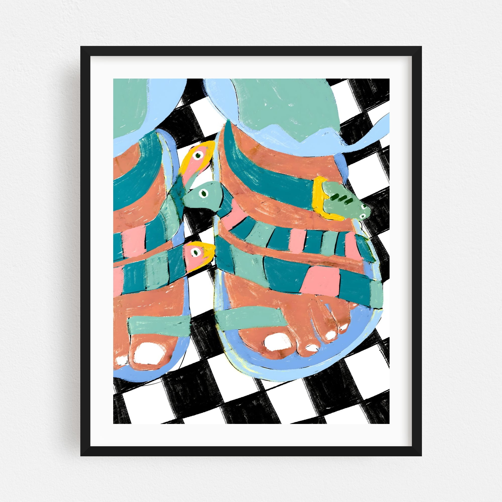 Stroll on The Wild Side | Snakes Fashion - Painting Abstract Pop Art ...