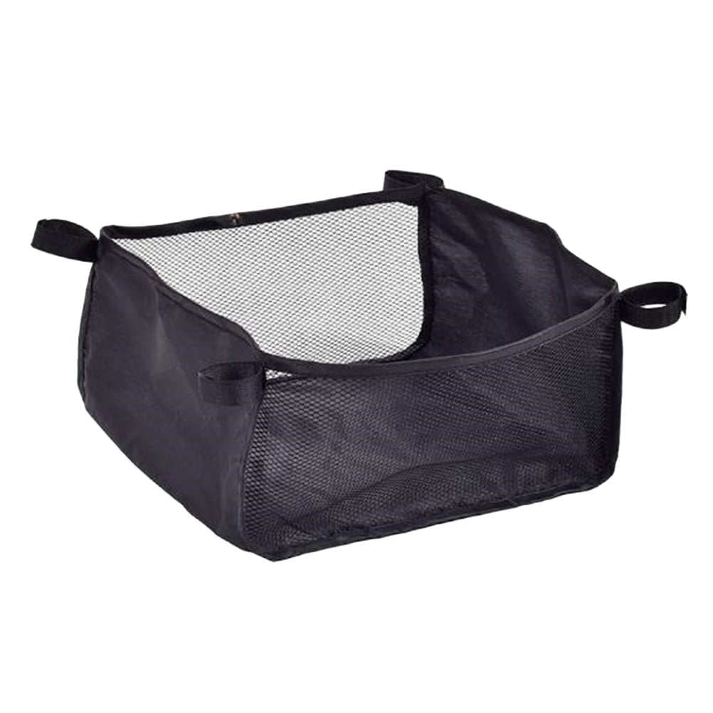 HOOWIFFY Stroller Bottom Storage Bag Simple Design Black Moms Daily Use ...
