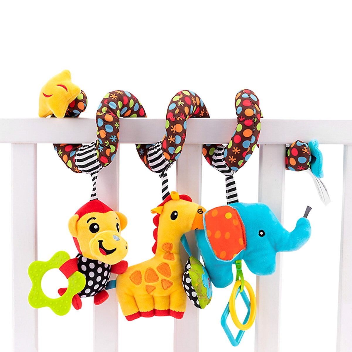Stroller Car Seat Toy for Baby,Cot Spiral Hanging Toy Entertainment ...