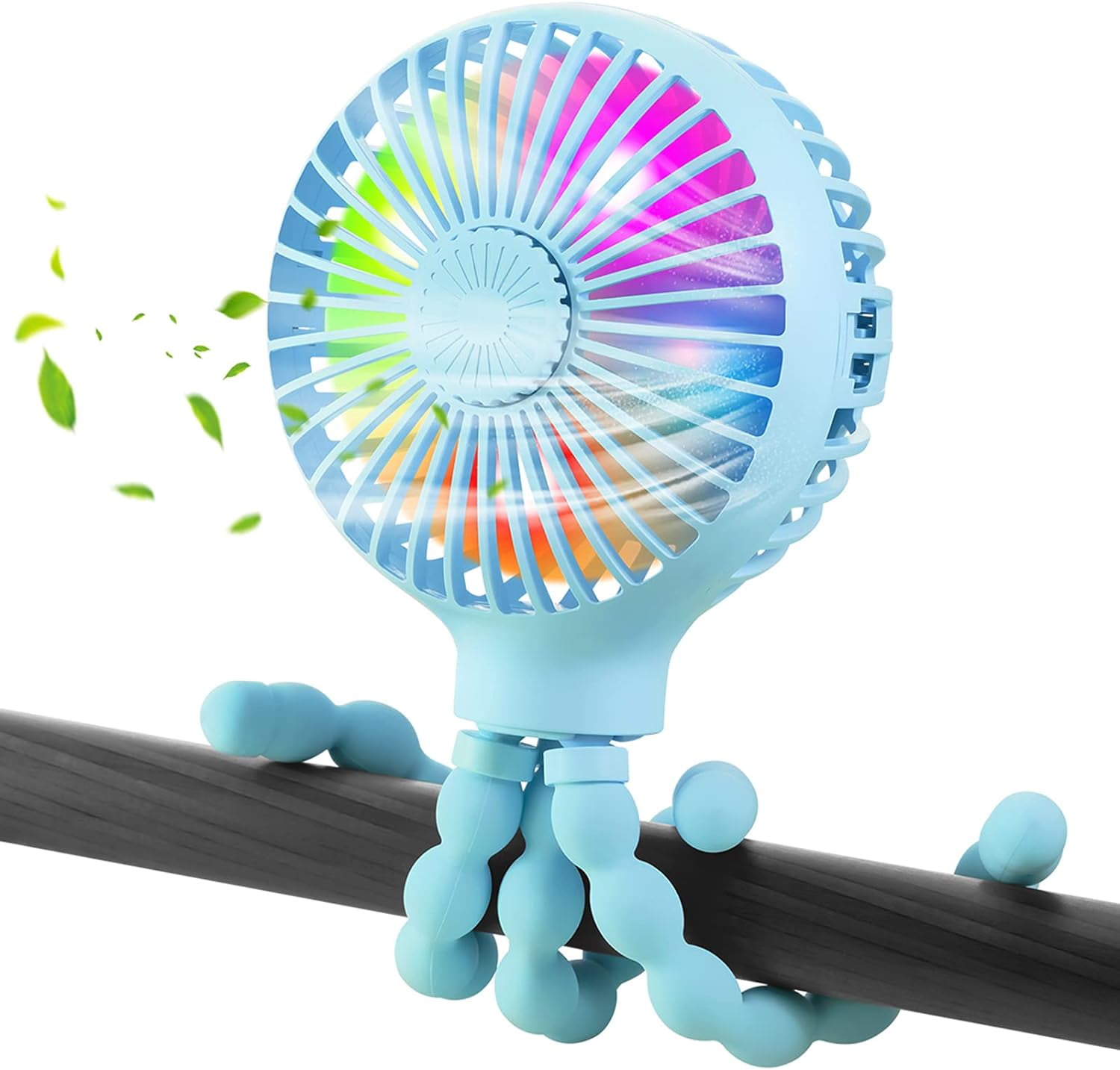 Stroller Fan Clip On for Baby, Battery Operated Handheld Fan with 3 ...