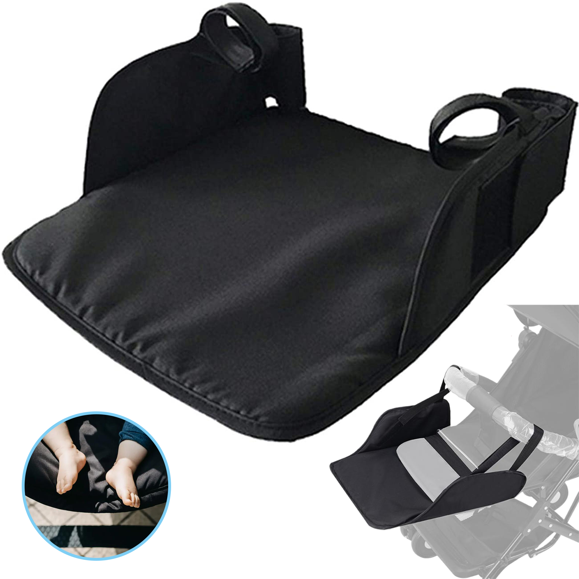 BOZVLOH Universal Stroller Footrest, Baby Extension Seat Plate ...