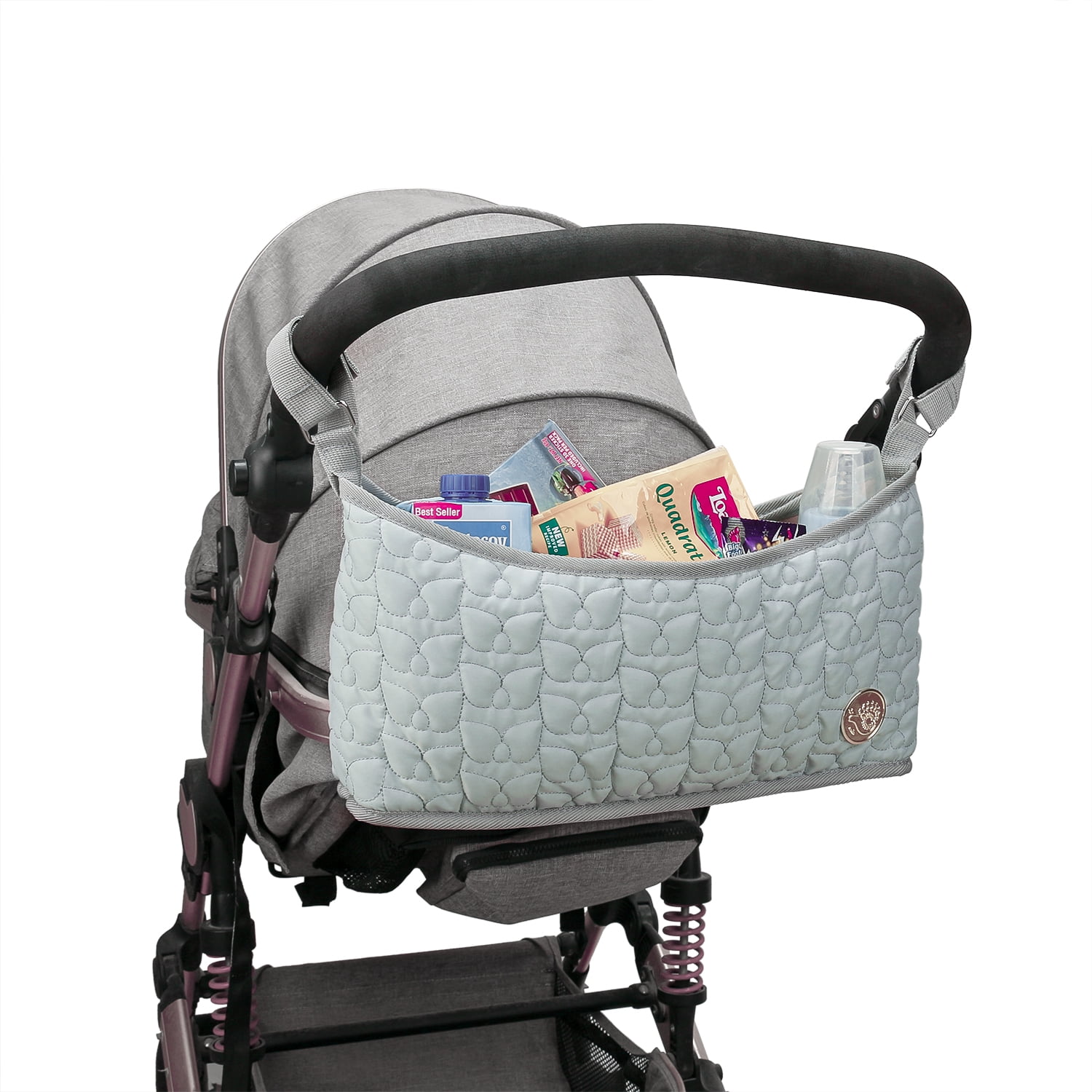 Stroller Hanging Bag with Wet Bag- Baby Diaper Bag Stroller Organizer ...