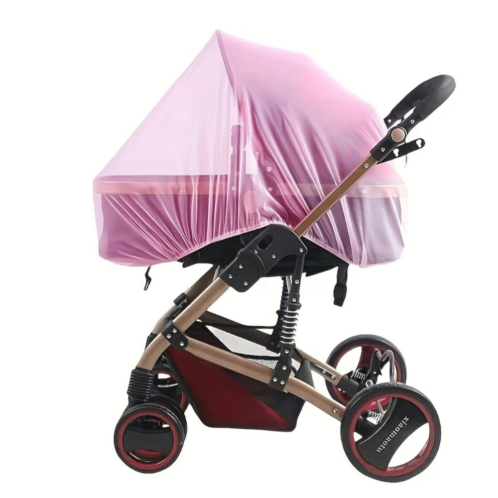 Stroller Mosquito Net - Full Coverage, with Dense Mesh for Enhanced ...