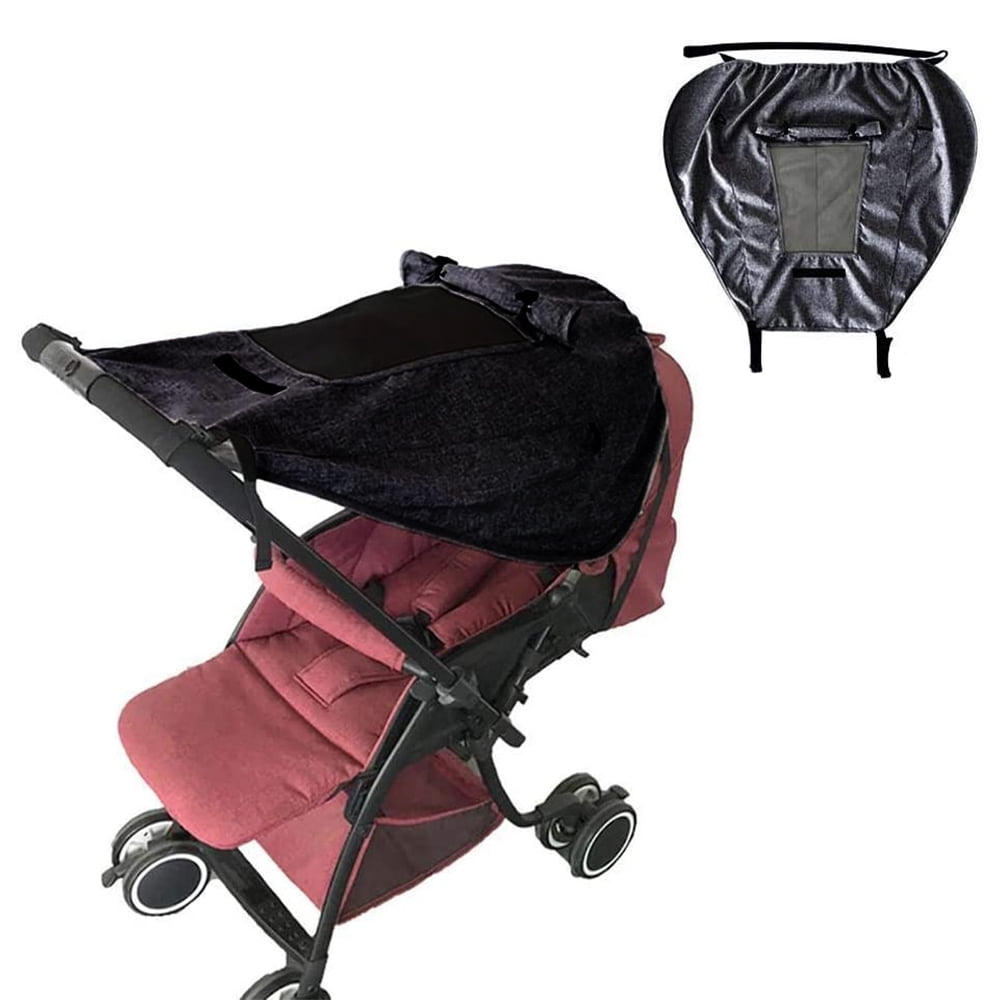 Stroller Sun Shade Stroller Sun Shade with Observation Window and Wide ...