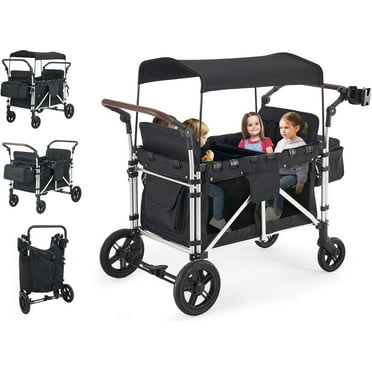 WONDERFOLD W4 4 Seater Multi-Function Quad Stroller Wagon with ...