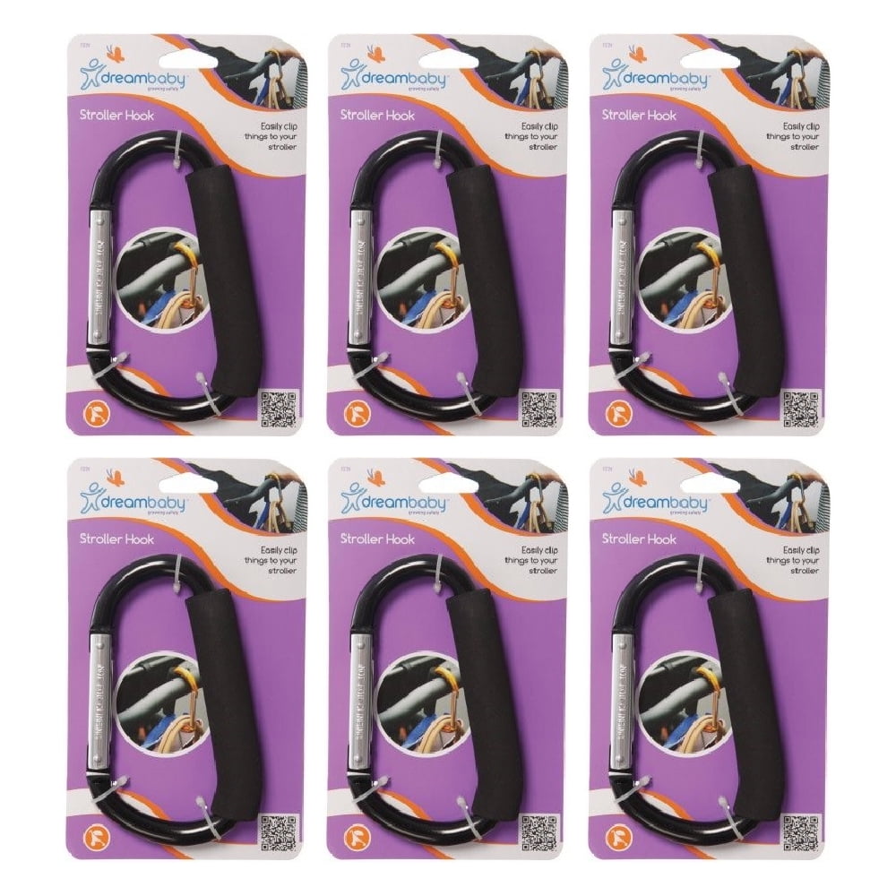 Strollerbuddy Stroller Hook Mommy Hook Clip Padded Side Heavy Duty ...