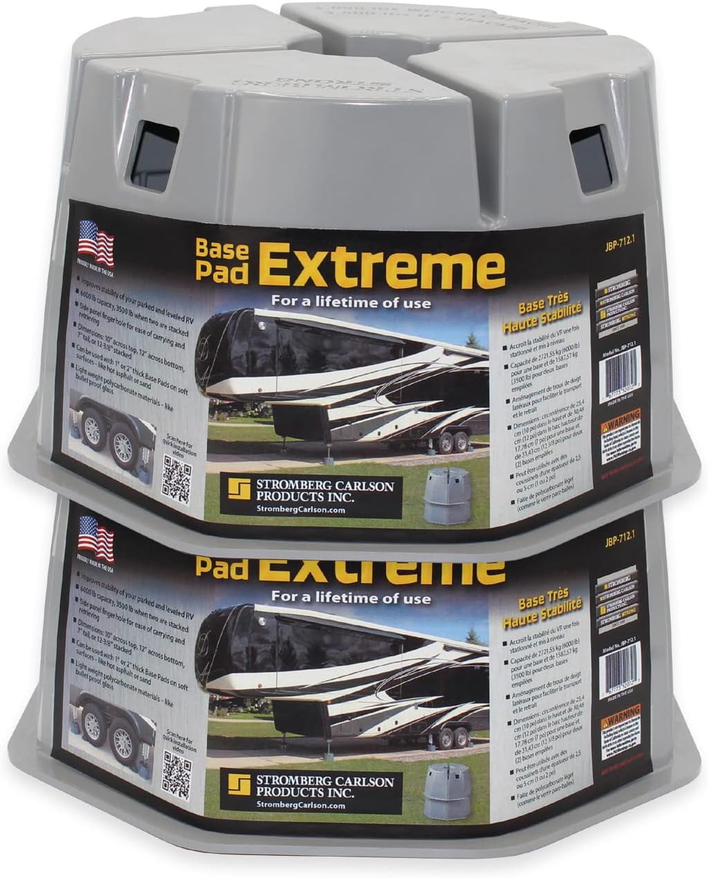 Stromberg Carlson Base Pad Extreme - 7" Block, 6000 lb Max Capacity ...