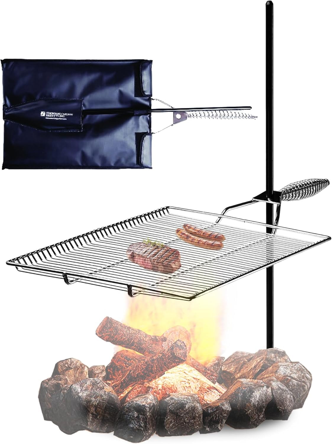 Stromberg Carlson Stake & Grill – Portable Camping Grill Grate for ...