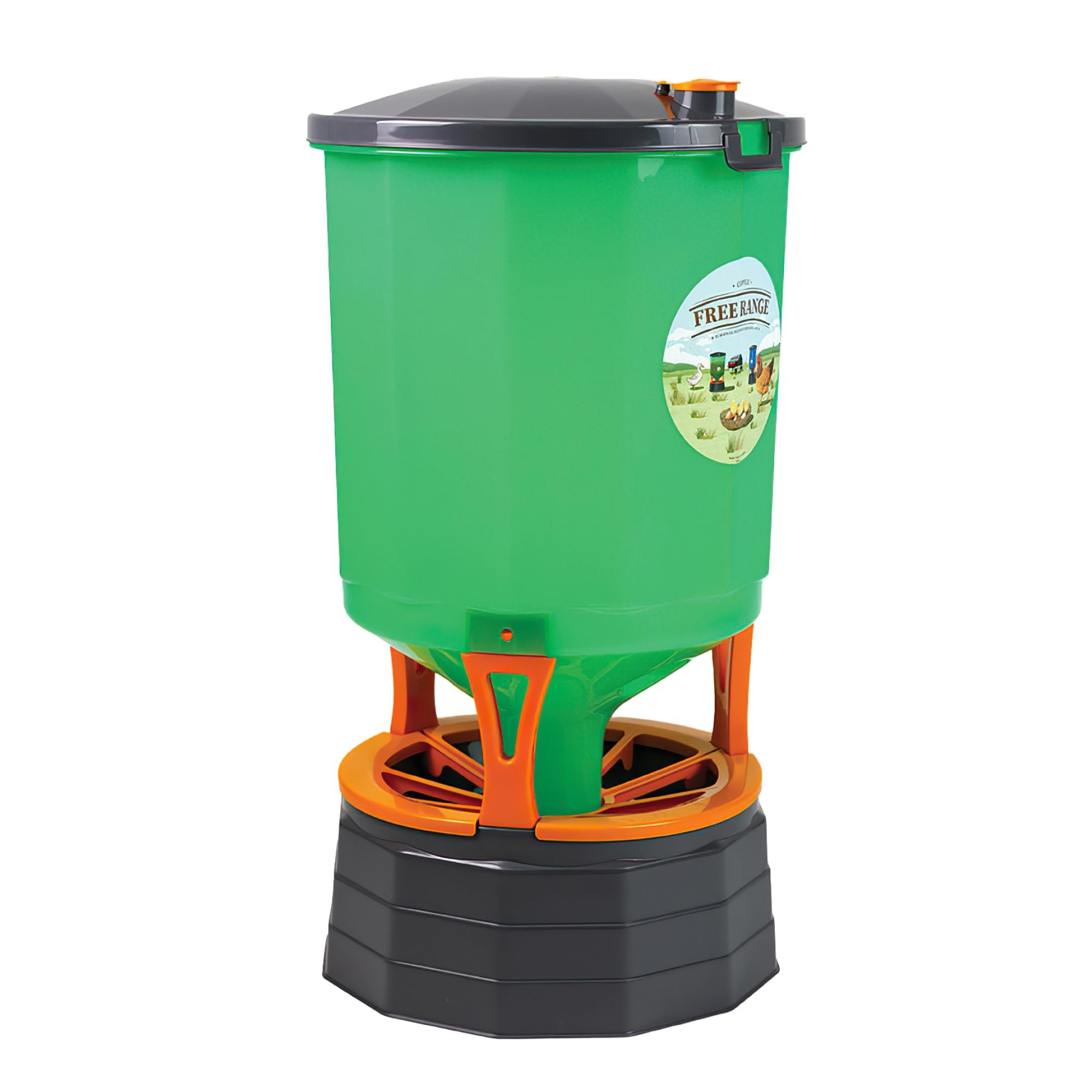 Stromberg's Poultry Feeder Silo - 65 Lb, Translucent, Easy Clean, 6 In ...