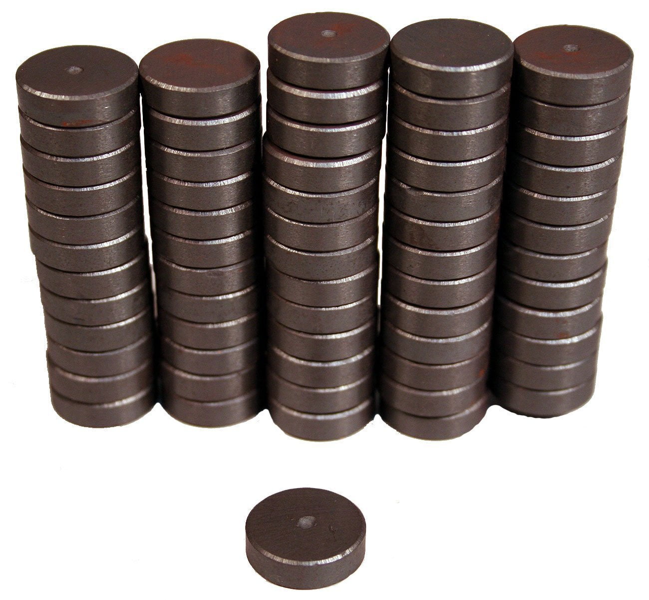 Strong 3/4" Round Flat Ceramic Disc Magnets For DIY Crafts ~ Lot of 500 ...