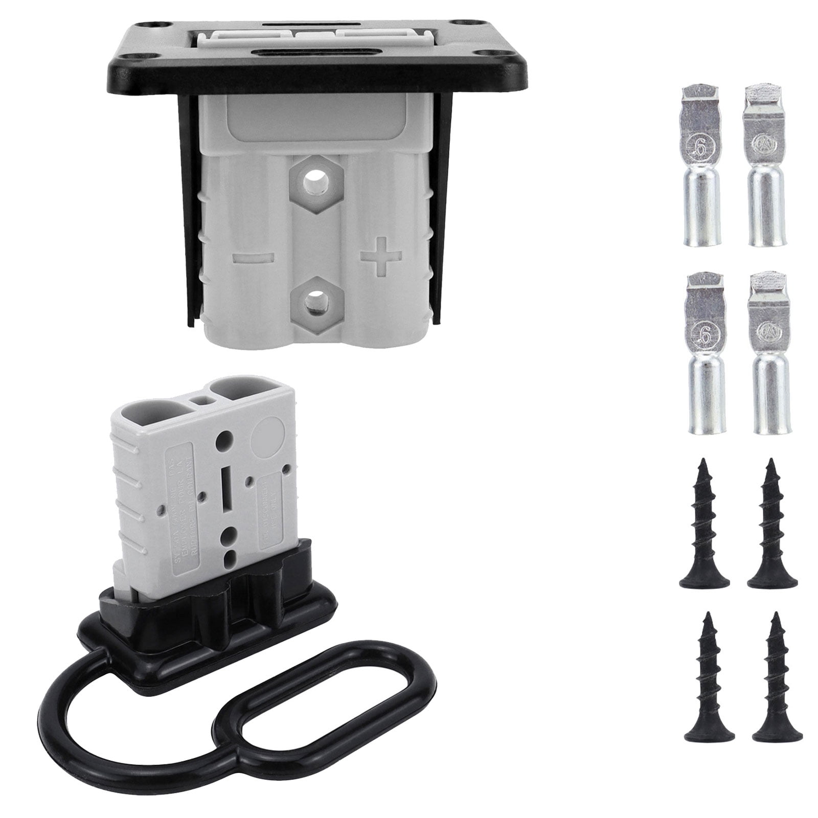 Strong 50A Current Electrical Plugs Panel Base Featuring Guard Panel ...