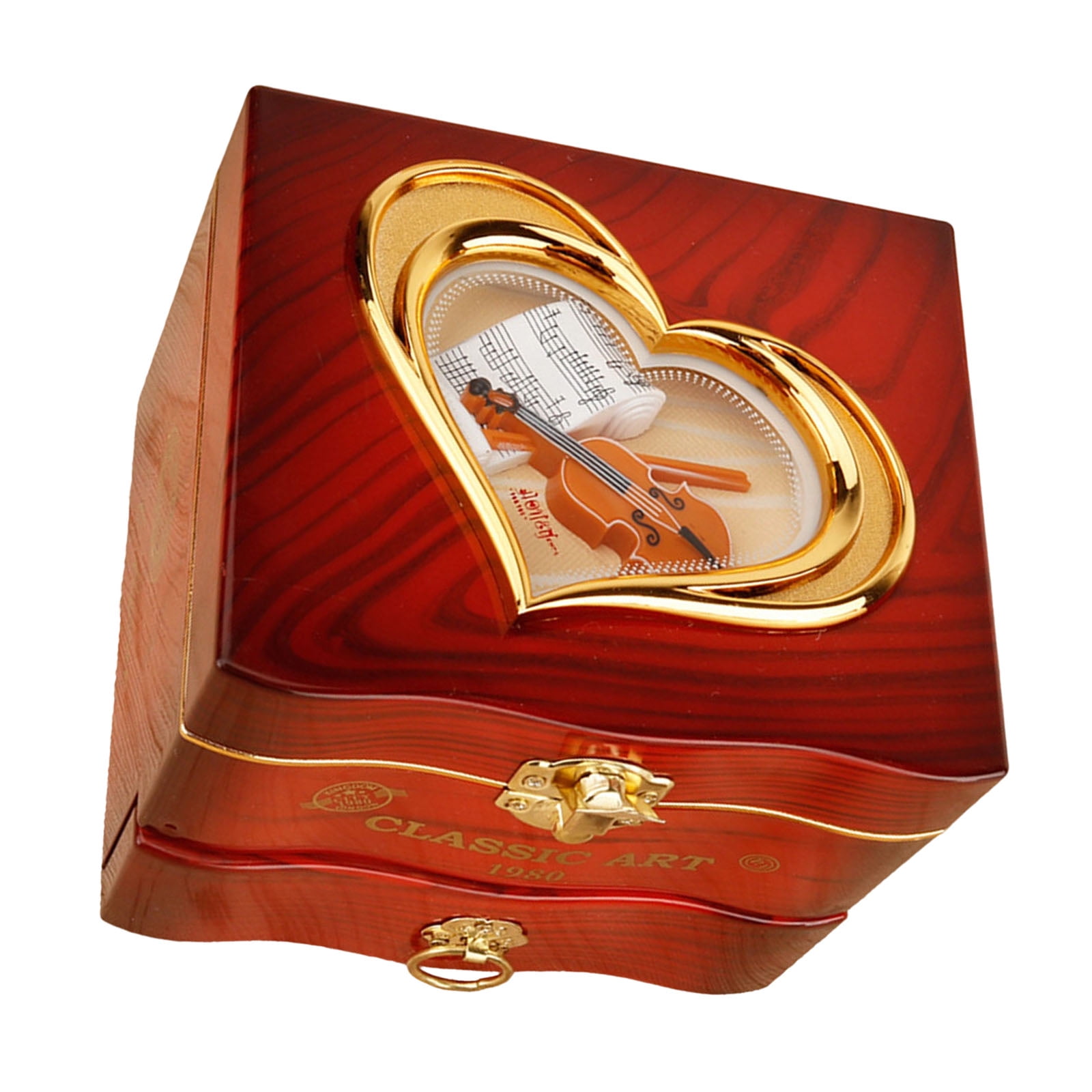 Strong ABS Metal Wind Up Music Box with Dancing Jewelry Ornament Easy ...