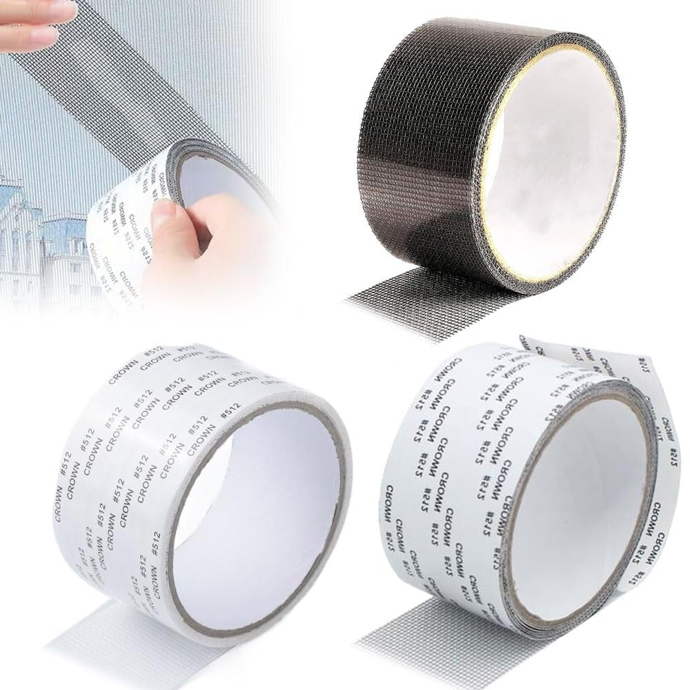 Strong Adhesive Screen Repair Tape, 2025 New 2" x 80" Window Screen ...